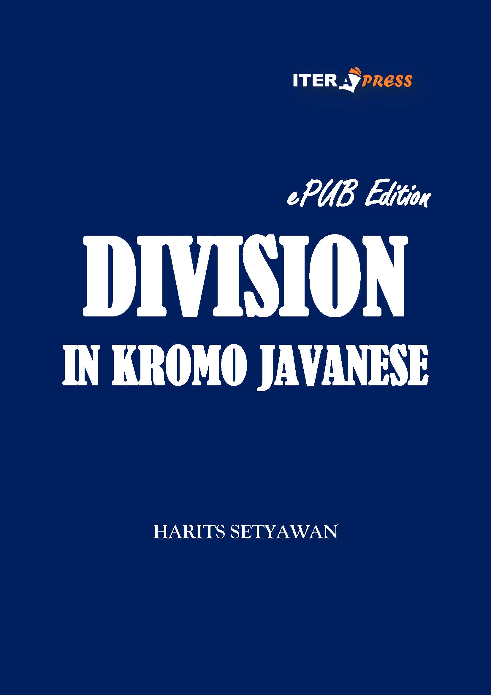 Division in Kromo Javanese ePUB Edition - ITERA Press